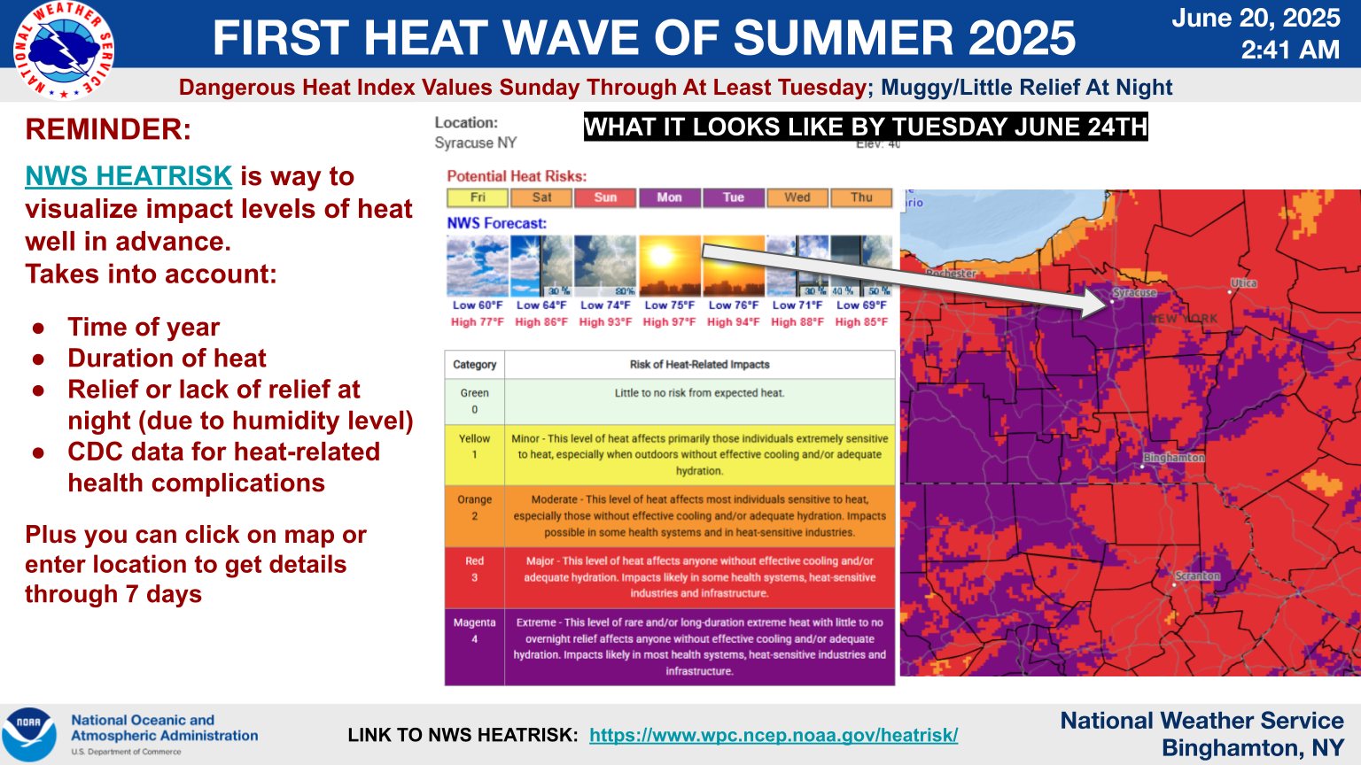 Flack Broadcasting - ON-AIR SEGMENT WITH NWS: Heat wave to kick-off ... Flack Broadcasting - ON-AIR SEGMENT WITH NWS: Heat wave to kick-off ...